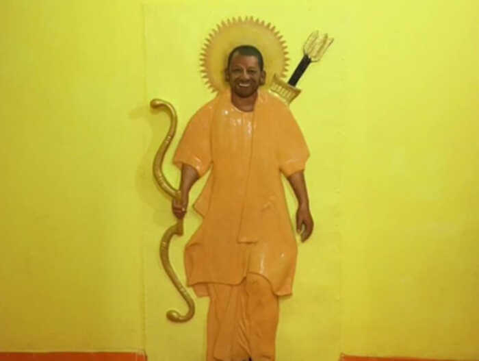 Ayodhya man builds temple to worship UP CM Yogi | Udaipur Kiran