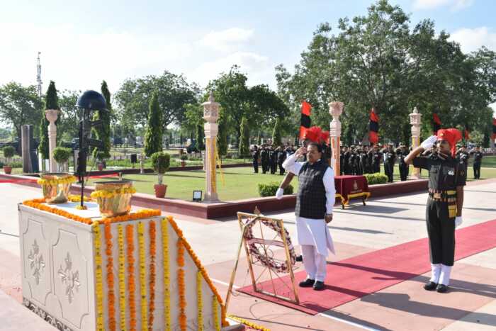 RAKSHA RAJYA MANTRI VISITS KOTA & JAIPUR MILITARY STATION | Udaipur Kiran