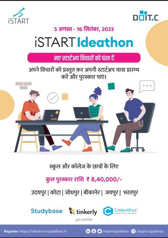 iStart Ideathon launched for the Youth of Rajasthan in 6 Cities ...