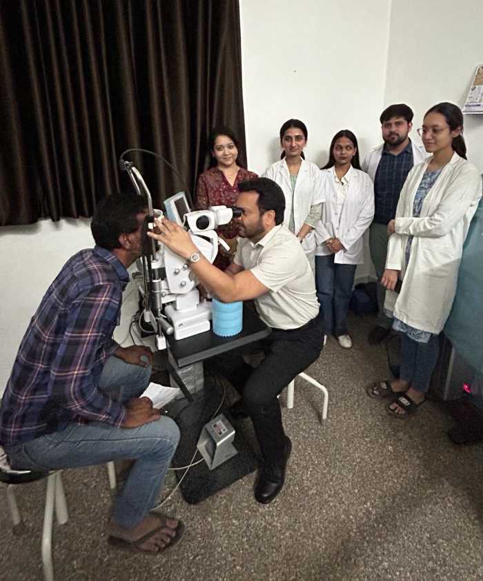 PIMS Hospital Successfully Performs Eye Retina Surgery With Green Laser ...
