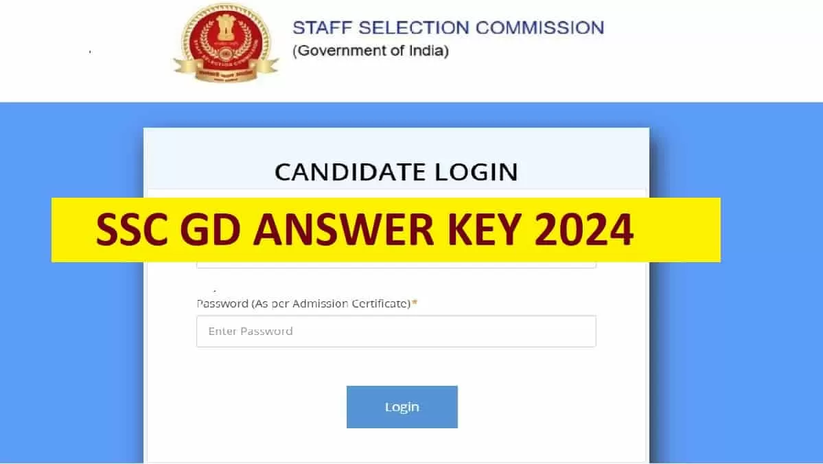 SSC GD Answer Key 2024 released at ssc.gov.in, direct link here ...