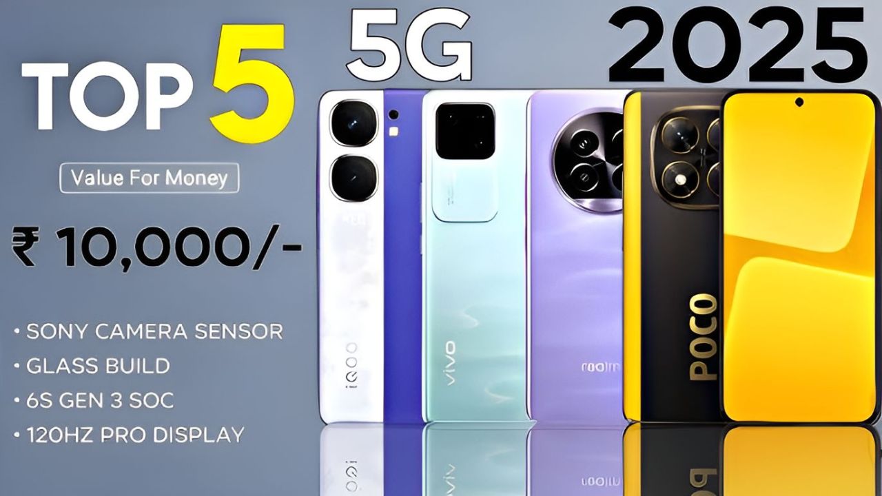 Best 5G Phones Under ₹10,000 in March 2025 | Udaipur Kiran