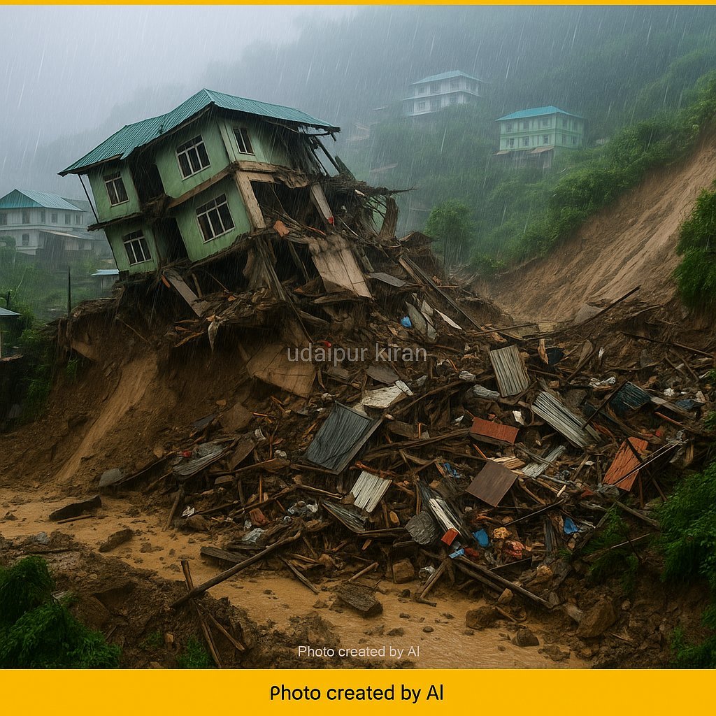 Devastation in Mizoram as Heavy Rains Trigger Landslides, Buildings ...