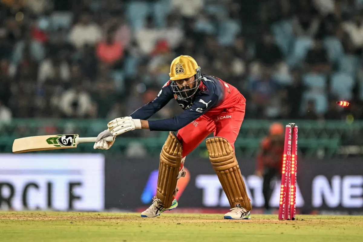 IPL 2025: Krunal Pandya Becomes Second Player to Be Dismissed Hit-Wicket This Season | Udaipur Kiran
