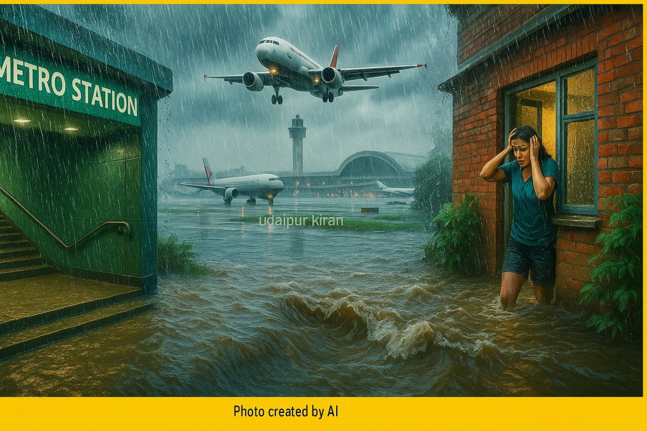 Mumbai Deluged by Heavy Rains: Metro Station Flooded, Flights Diverted ...