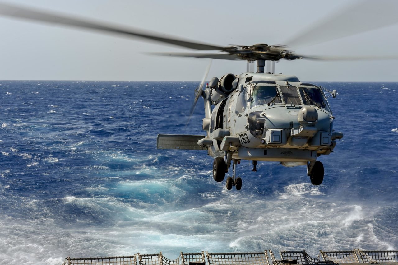 US Navy MH-60R Helicopter and F/A-18F Fighter Jet Crash in South China ...