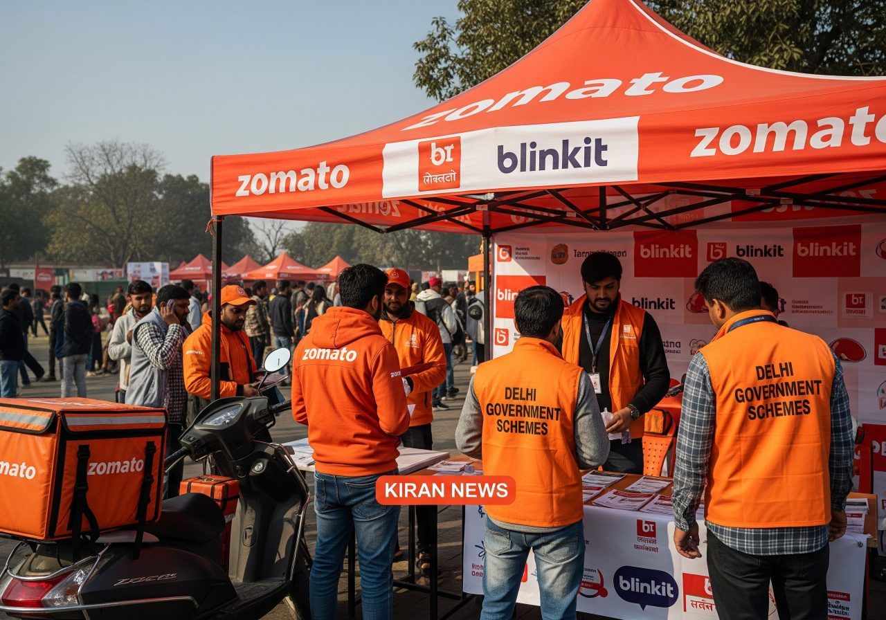 Zomato and Blinkit Organise Camp in Delhi to Link Delivery Partners ...