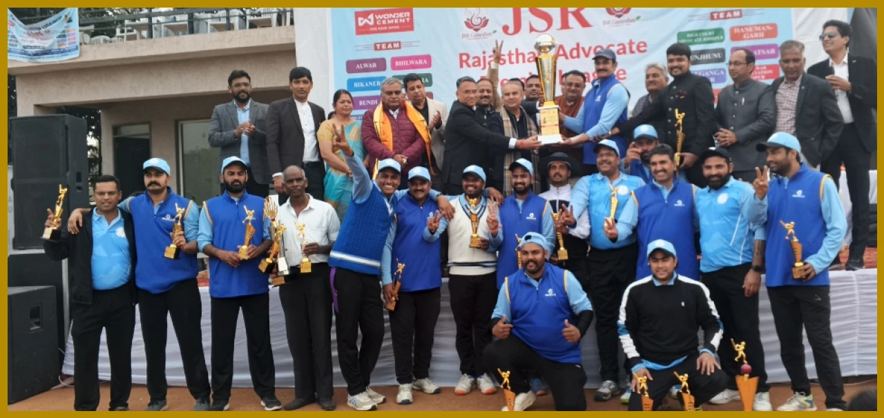 Udaipur Bar Association ‘A’ Lifts JSR State-Level Advocate Cricket ...